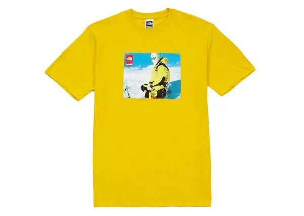 Supreme The North Face Photo Tee Shirt - Yellow