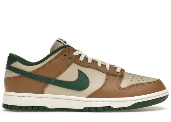 Nike Dunk Low Retro Sneakers - Rattan/gorge Green/sail
