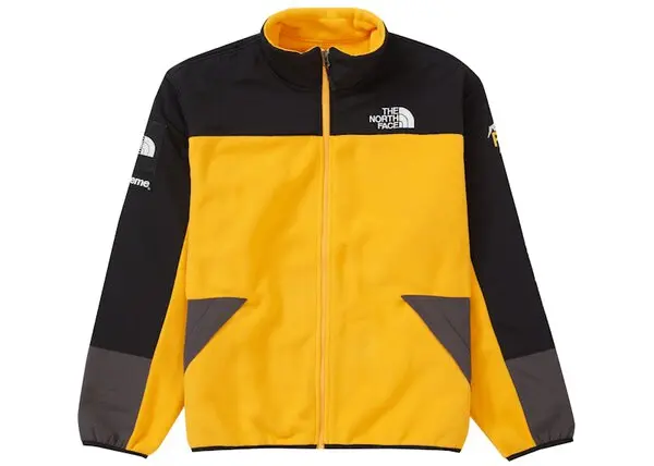 Supreme The North Face Rtg Fleece Jacket - Gold