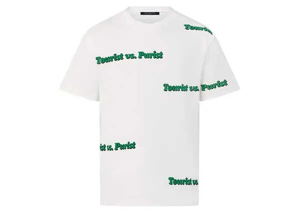 LOUIS VUITTON Tourist Vs Purist Printed Tee Shirt - Green