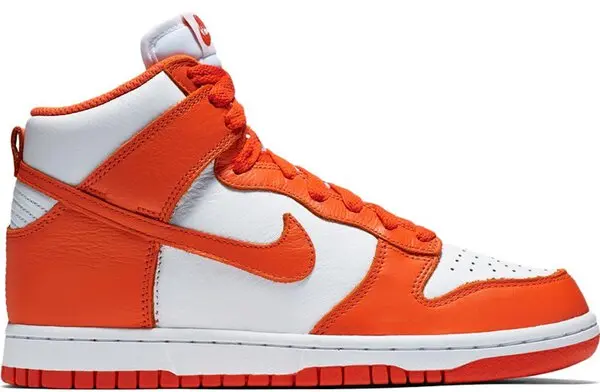 Nike Dunk High Retro Be True Syracuse Sneakers - White/orange Blaze