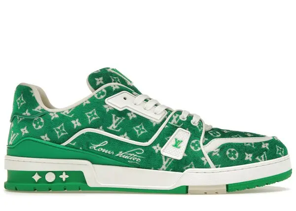 LOUIS VUITTON Trainer Monogram Textile - Green/white