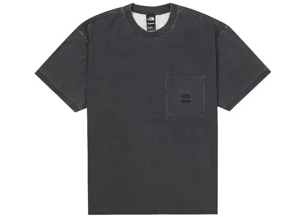 Supreme The North Face Pigment Printed Pocket Tee Shirt - Black