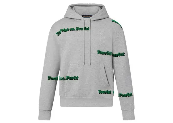 LOUIS VUITTON Tourist Vs Purist Tuffetage Hoodie - Grey