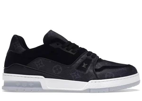 LOUIS VUITTON Trainer Monogramin Sneakers - Black/white