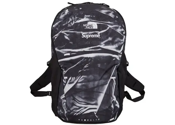 Supreme The North Face Printed Borealis Trompe L'oeil Backpack - Black