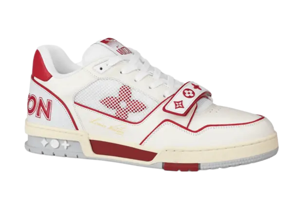LOUIS VUITTON Trainer Meshin - White/red