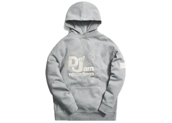 Kith X Def Jam Hoodie - Heather Grey