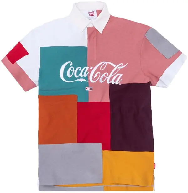 Kith X Cocacola Rugby Shirt Short Sleeve - Multicolor