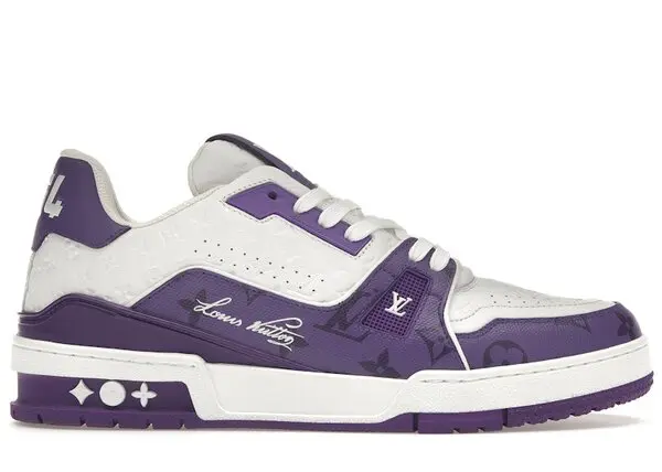 LOUIS VUITTON Trainer Monogramin - White/purple