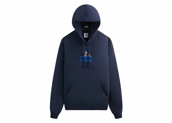 Kith X Disney Donald Duck Classic Logo Hoodie - Nocturnal