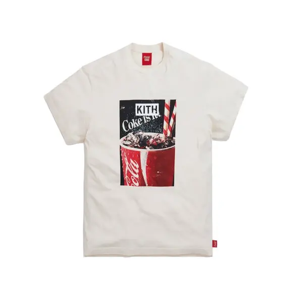 Kith X Cocacola Drink Vintage Tee Shirt - Ivory