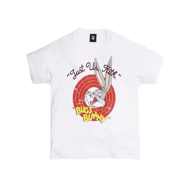 Kith X Looney Tunes Bugs Vintage Tee Shirt - White