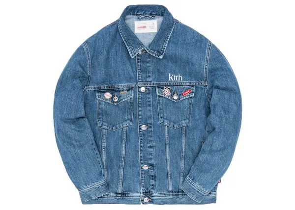 Kith X Cocacola Denim Trucker Jacket - Light Blue