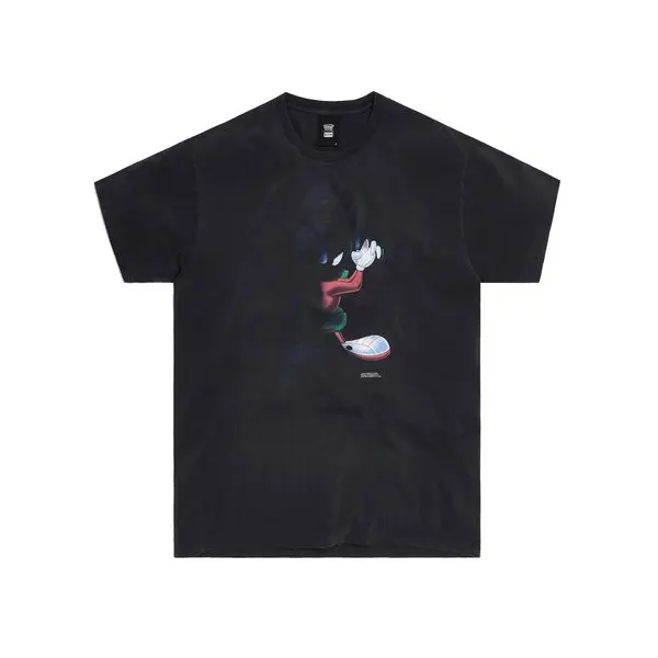 Kith X Looney Tunes Shadow Marvin Vintage Tee Shirt - Black