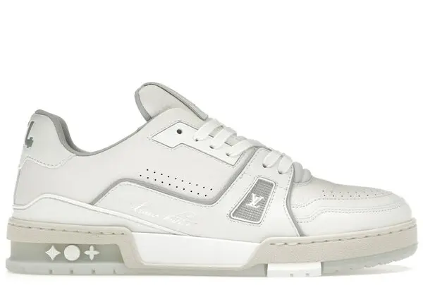 LOUIS VUITTON Trainer Sneaker Signaturein - White/grey