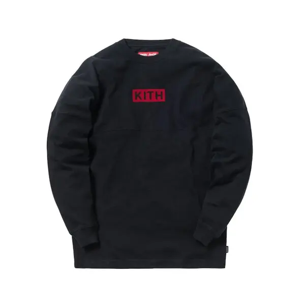 Kith X Cocacola Global Long Sleeve Tee Shirt - Black