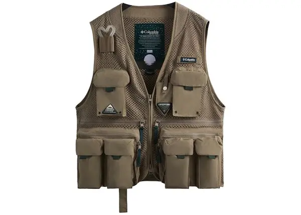 Kith X Columbia Pfg Cool Creek Vest - Pebble | Editorialist