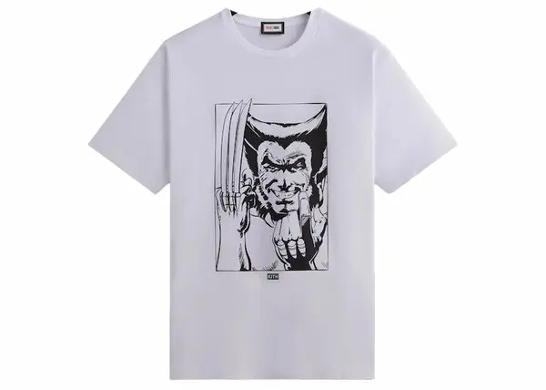 Kith X Marvel Xmen Anatomy Vintage Tee Shirt - White Ph
