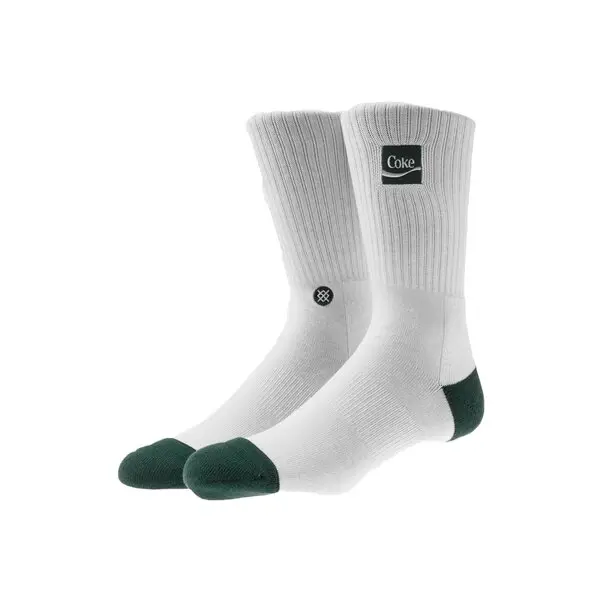 Kith X Cocacola X Stance Crew Sock - White/green