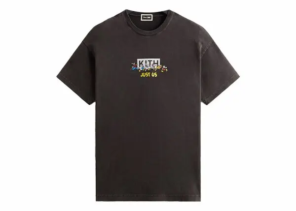 Kith X Disney Mickey & Friends Family Portrait Vintage Tee Shirt - Black