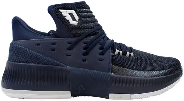 Adidas Athletic Lace Up Sneakers - Navy Blue/white Grey
