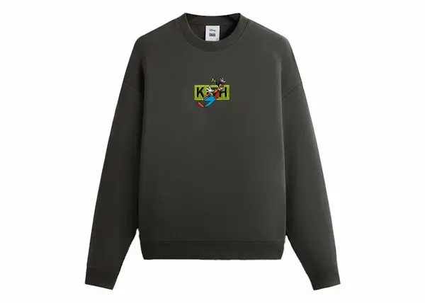 Kith X Disney Goofy Classic Logo Crewneck Sweatshirt - Machine