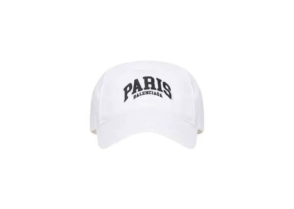 Balenciaga Cities Paris Cap - White