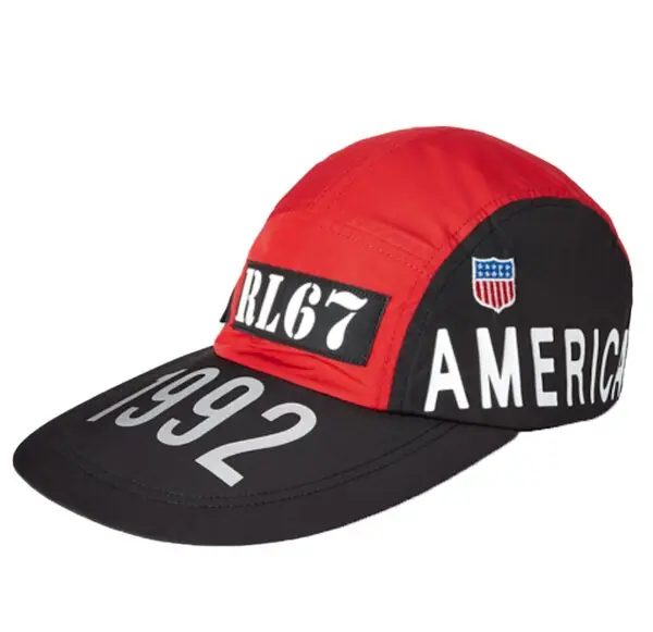 Ralph Lauren Longbill Stadium Cap - Red/silver