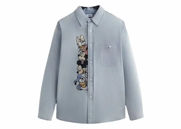 Kith X Disney Mickey & Friends Chambray Apollo Shirt