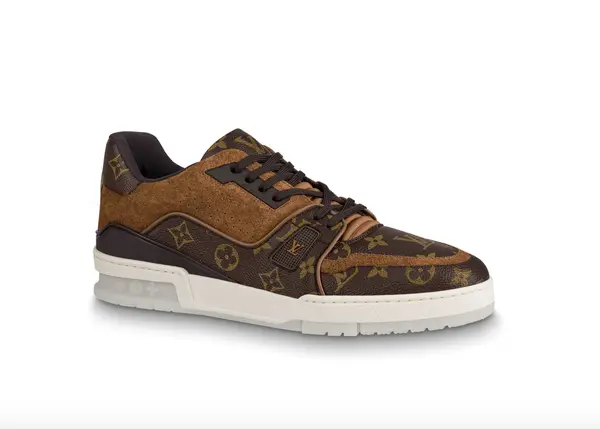 LOUIS VUITTON Trainer Suede Monogram Sneaker