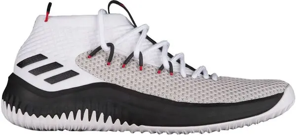 Adidas Dame 4 Rip City Sneakers - Running White/core Black/scarelet Red