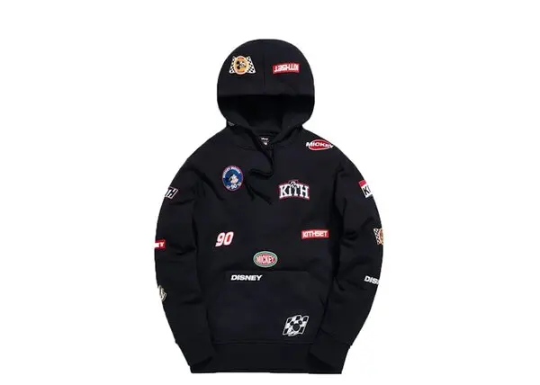 Kith X Disney Mickey Aop Patch Hoodie