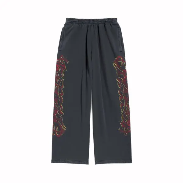 Balenciaga Offshore Baggy Sweatpants - Black Faded