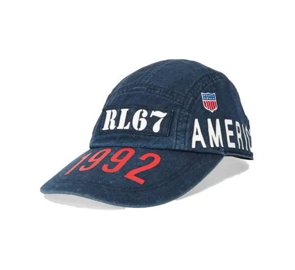 Polo Ralph Lauren Indigo Stadium Cap - Ridge Wash