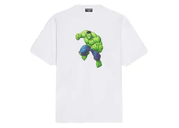 Balenciaga Hulk 2021 Marvel T-shirt - White