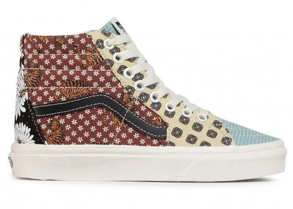 VANS Sk8-hi Tiger Patchwork Sneakers