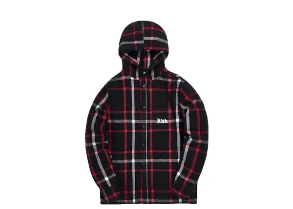 Kith X Disney Hooded Wool Plaid Ginza