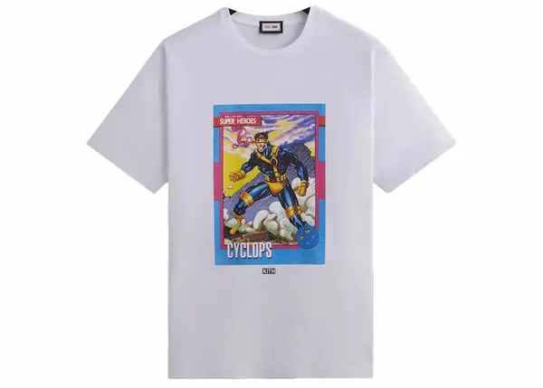 Kith X Marvel Xmen Cyclops Card Vintage Tee Shirt