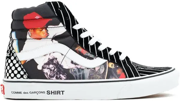 VANS Sk8-hi Supreme Cdg Harold Hunter - Black/white