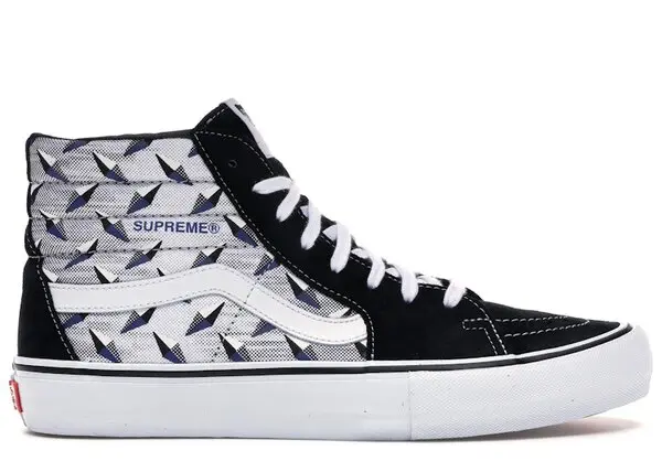 VANS Sk8-hi Supreme Diamond Plate Sneakers - Black/white