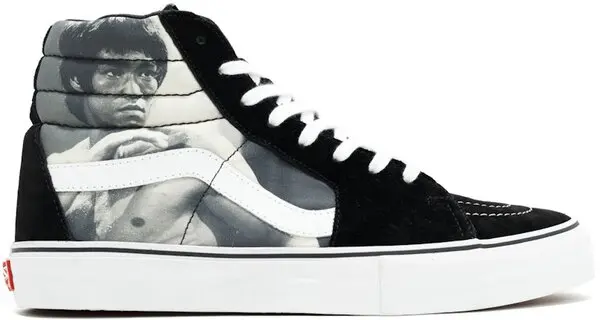 VANS Sk8-hi Supreme Bruce Lee Sneakers - White/black/grey