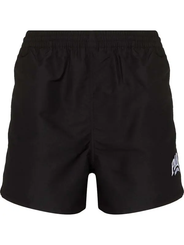 Balenciaga Paris Cities Swim Short - Black