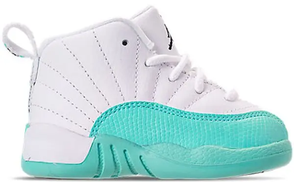 JORDAN 12 Retro Sneakers - White/black/light Aqua