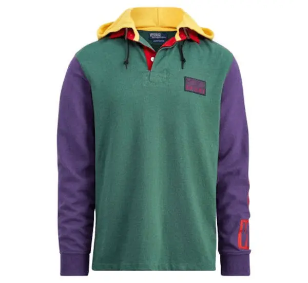 Polo Ralph Lauren Snow Beach Hooded Rugby - Pine