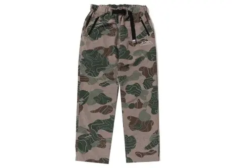 A BATHING APE Layered Line Camo Track Pants