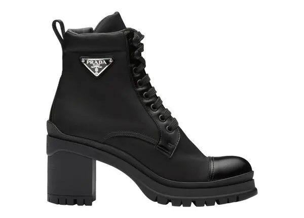 Prada 55mm Laced Nylon Booties