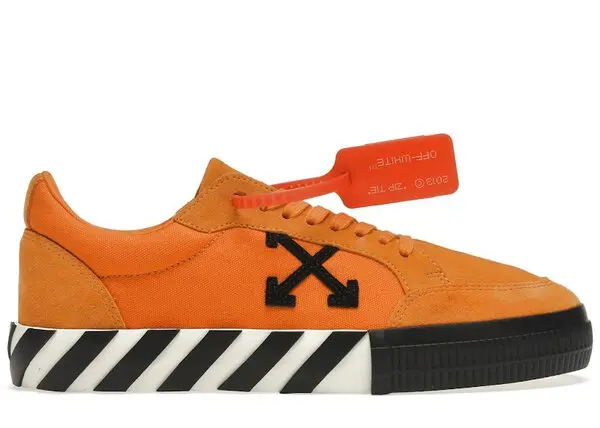 Off-White Vulcanized Low Top Sneakers - Orange/black