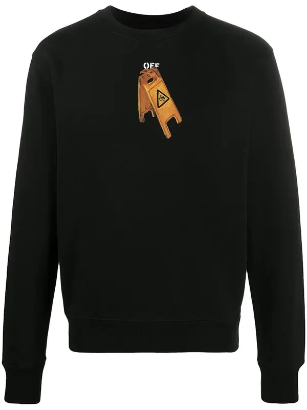 Off-White Slim Fit Pascal Skeleton Sweatshirt