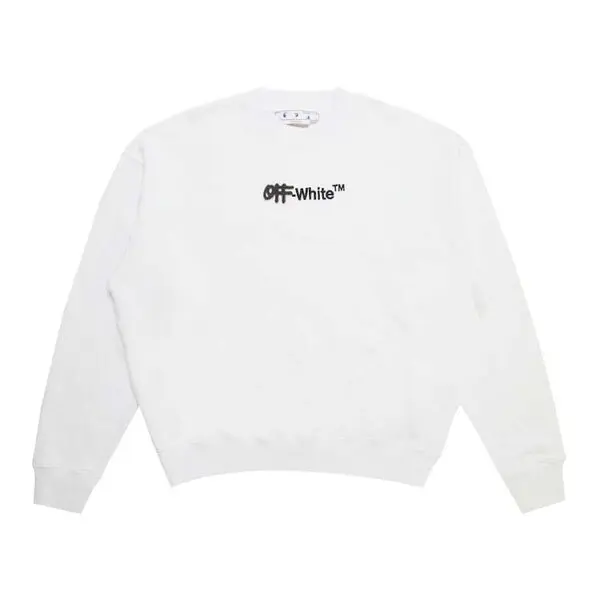 Off-White Off Spray Helv Skate Crewneck Sweatshirt